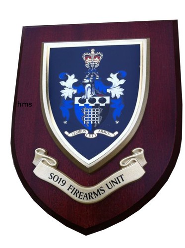 SO19 Firearms Unit Police Service Wall Plaque Shield UK | eBay