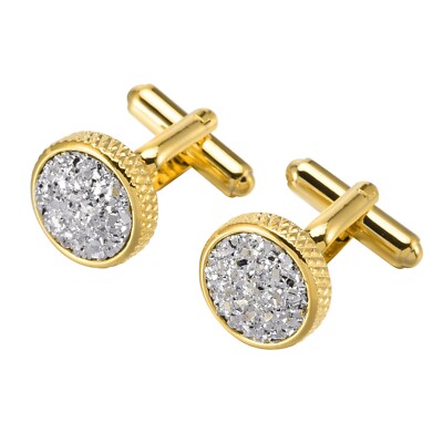 Men Cufflinks Formal Women Cuff Links Beading Rhineston Business Party ...