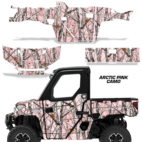 AMR UTV Graphics Decals for Polaris Ranger 1000 XP W/DRS 2 DR 2018-24 ...