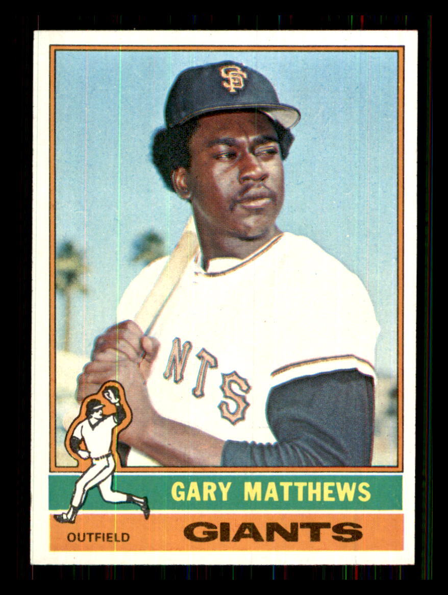 1976 Baseball Topps Gary Matthews San Francisco Giants #133 2 | eBay