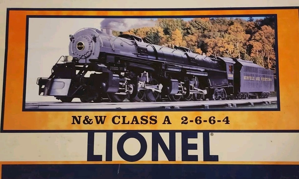 Lionel O Scale 2-6-6-4 Articulated Steam Locomotive N&W #1218 Class A ...