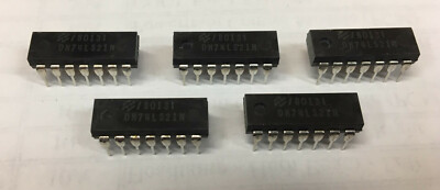 NATIONAL SEMICONDUCTOR 74LS21 DUAL 4-INPUT AND GATE, DIP-14, QTY 5 ...