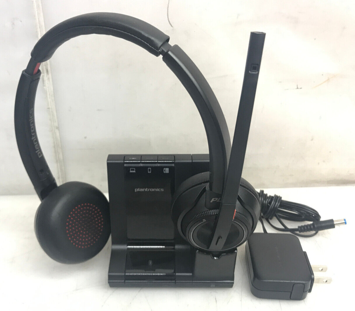 Plantronics Poly Savi W8220 8220 DECT STEREO Wireless Headset W8200B ...