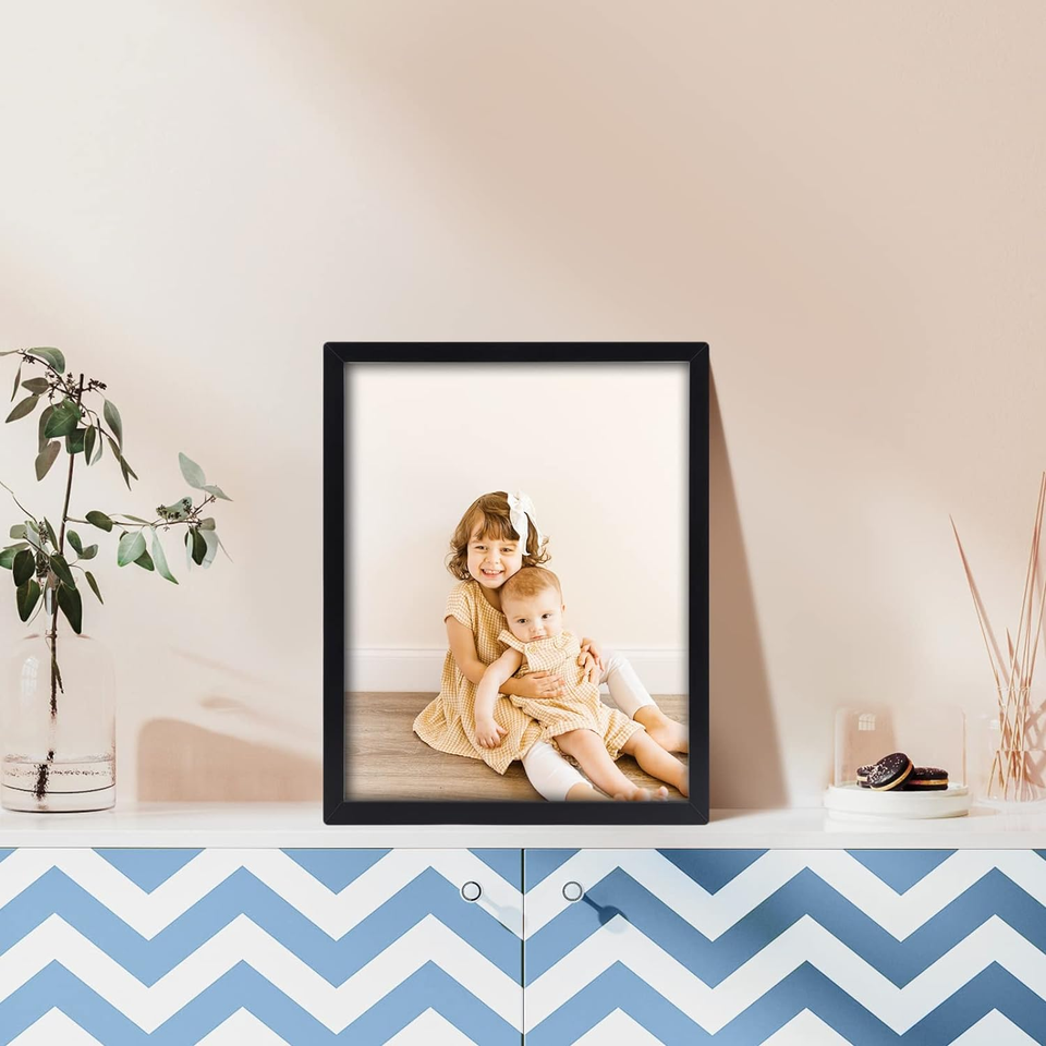 Black 8X10 Picture Frame Set of 18, Multi Photo Frames 8 by 10 Bulk for ...