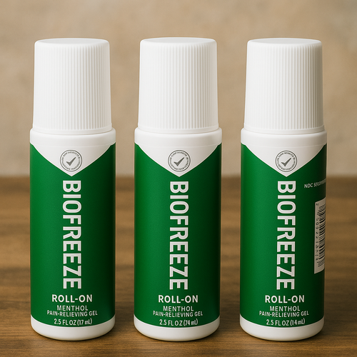 Biofreeze Pain Relief Roll-On 2.5 oz – Pack of 3 | exp. 02-2028 Free ...