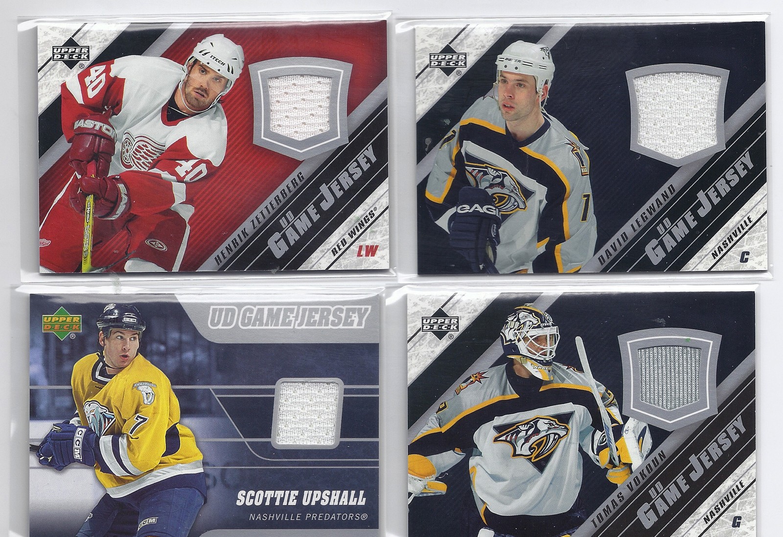 2005-06 Upper Deck Jerseys Series II #J2TV Tomas Vokoun Nashville ...