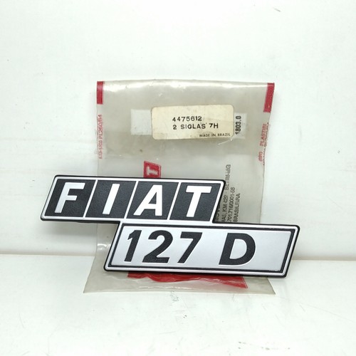 Logo Sigle Modèle Fiat 127 D Original 4475612 | eBay