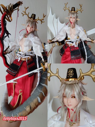 1:6 Cosplay Anime Goddess Obitsu Head Sculpt For 12'' Female PH UD LD ...