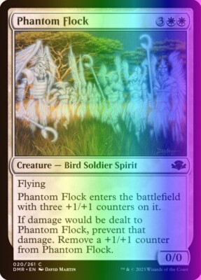 MTG Magic the Gathering Phantom Flock (20/481) Dominaria Remastered NM ...
