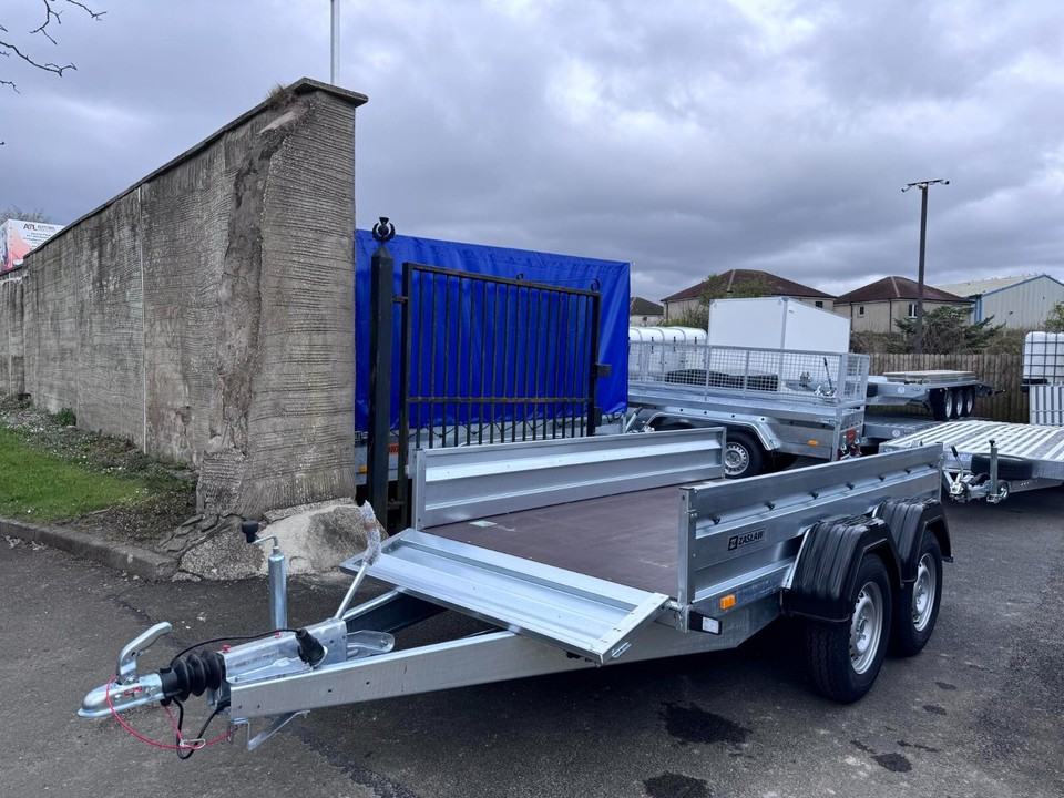 Brand New Zaslaw 8ft x 4ft Twin Axle Heavy Duty Trailer 2000KG Braked ...