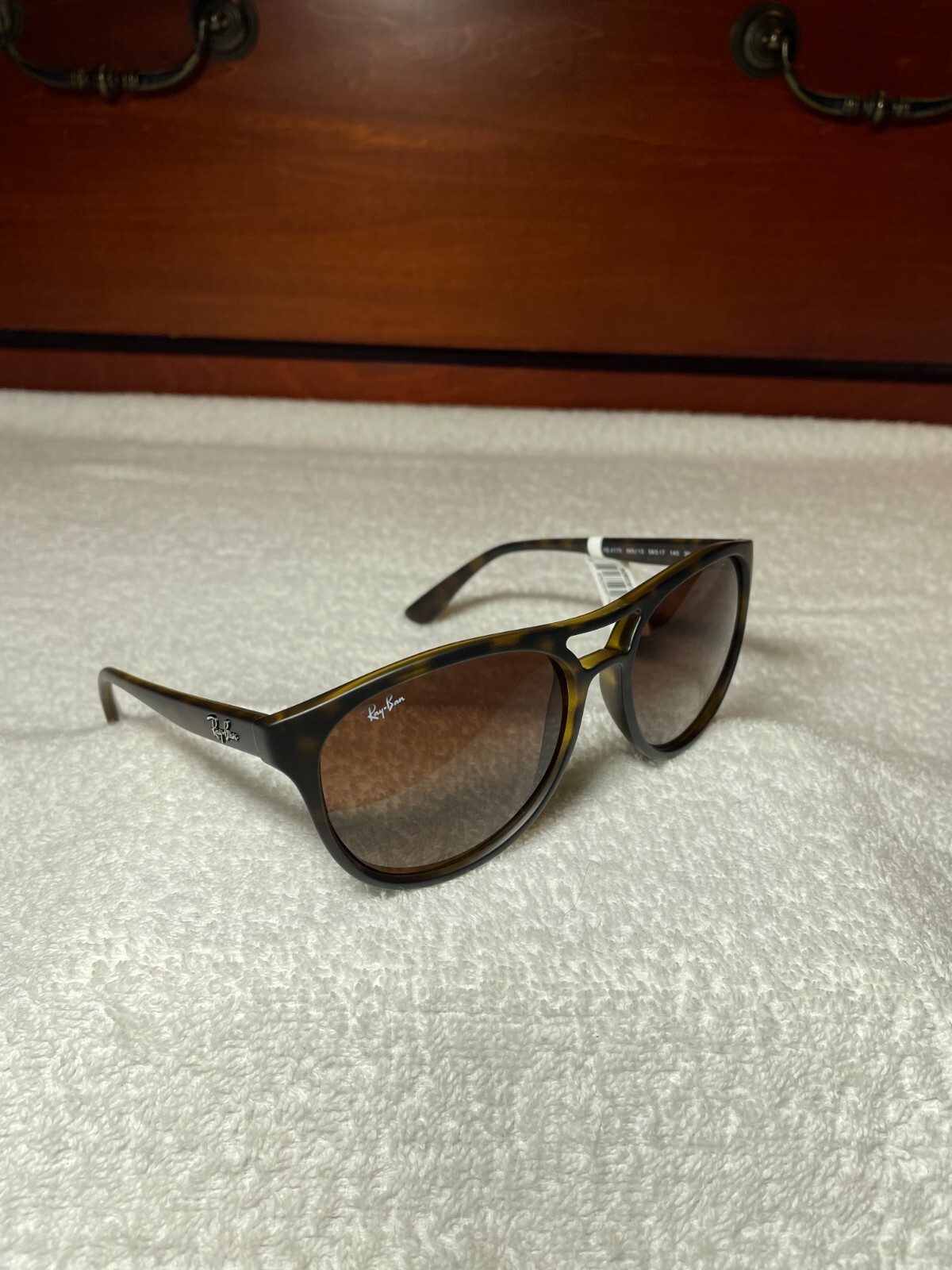 New Authentic RAY BAN RBRB4170 865/13 Havana Sunglasses Brown Gradient ...