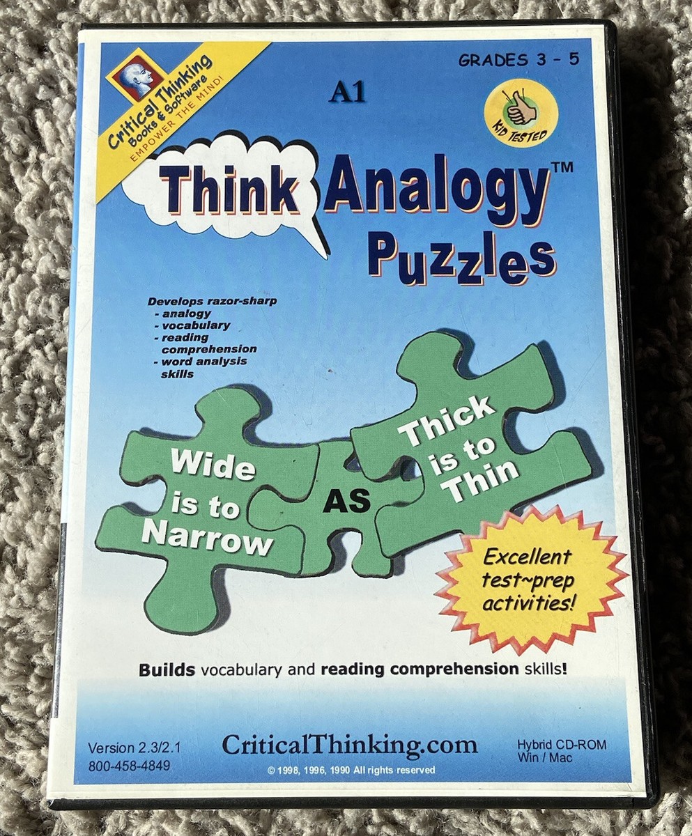 Word Analogy Puzzles
