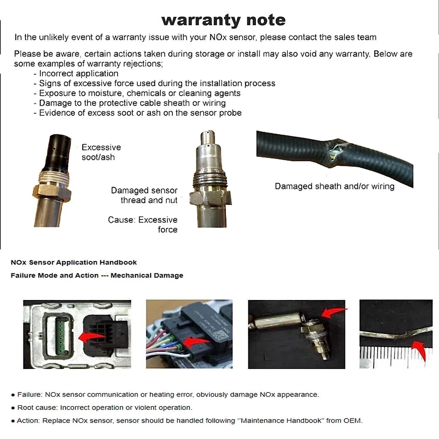 INLET NOX SENSOR A0101532128 FOR DETROIT DIESEL DDE DD13 DD15 DD16 ...