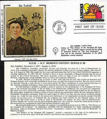 IDA TARBELL NOW #39 STANDARD OIL JOURNALIST WOMEN'S HISTORY COLORANO ...