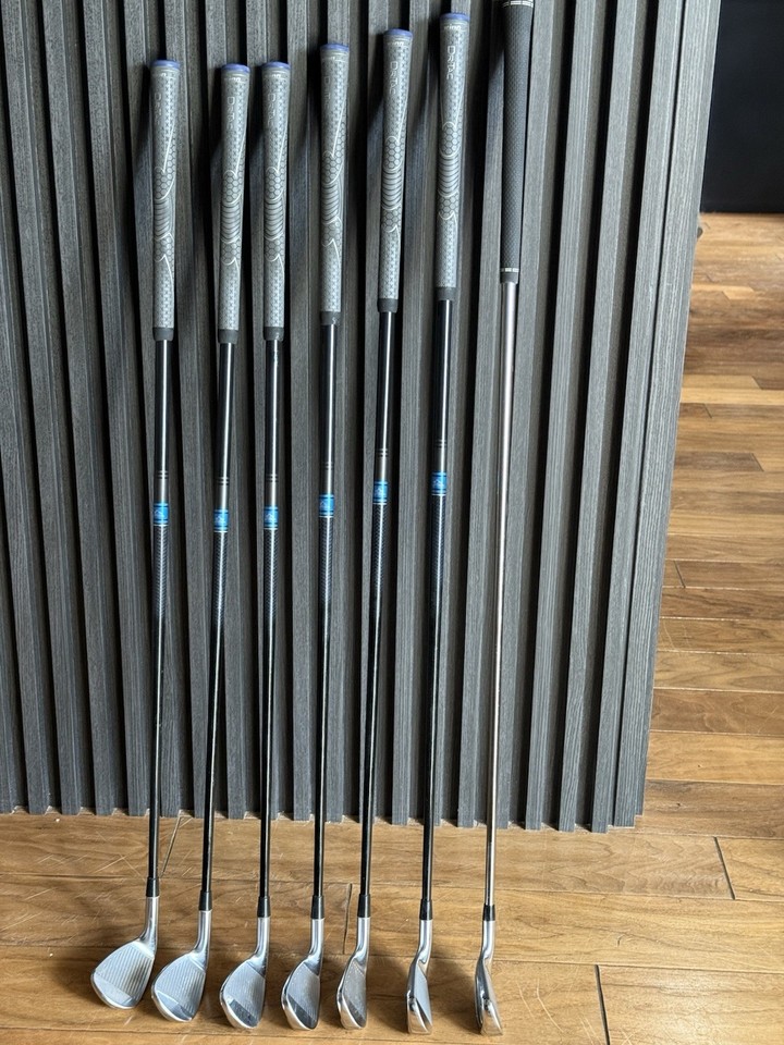 Combo set 5-gw Titlelist T-200 7-GW, 5 & 6 are T-350 R Flex 5 is recoil F3 | eBay