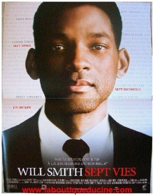 SEPT VIES, 7 LIFES Affiche Ciné Movie Poster WILL SMITH | eBay