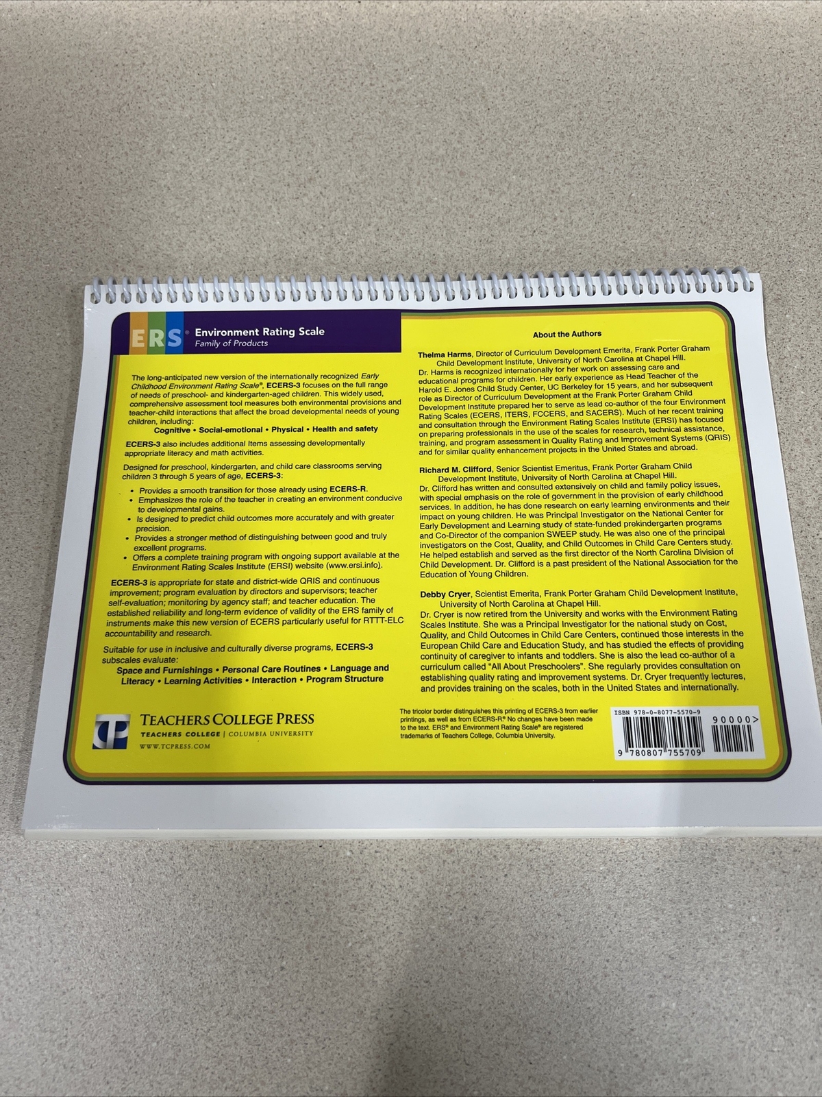 Early Childhood Environment Rating Scale (ECERS-3) Third Edition – السنيدي