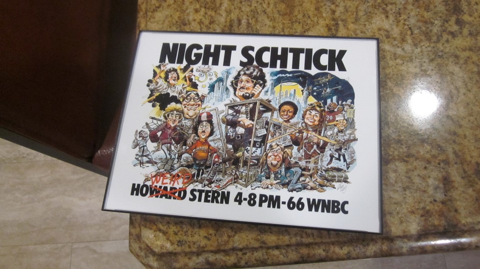 HOWARD STERN / DON IMUS WNBC REPRINT POSTER"S FRAMED FROM THE 1980'S 8 ...