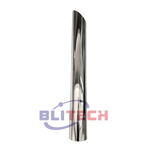 6" inch OD X 60" Mitre Cut Chrome Exhaust Stack Pipe Semi Truck Tube ...