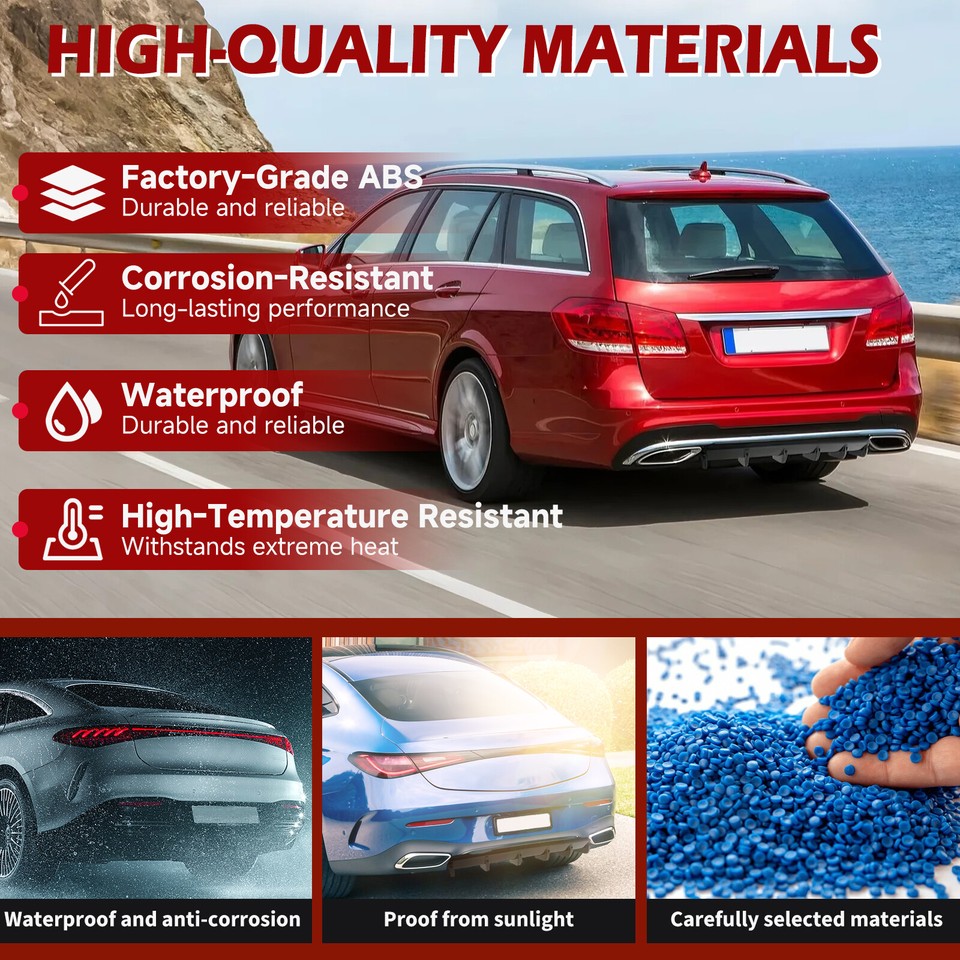 For Vauxhall Opel Insignia Turbo Black Rear Bumper Diffuser Spoiler ...