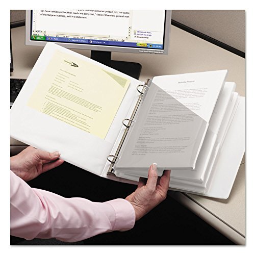 Organized Up Poly Translucent Slash File Jacket Three-Hole Punched ...