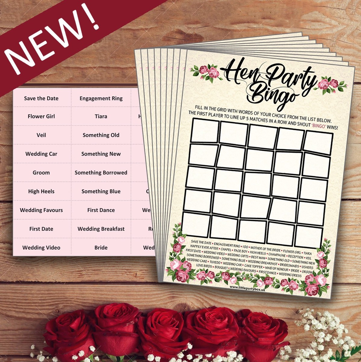 Printable Flower Bingo Cards The Nutcracker" Bingo Game Cards Free