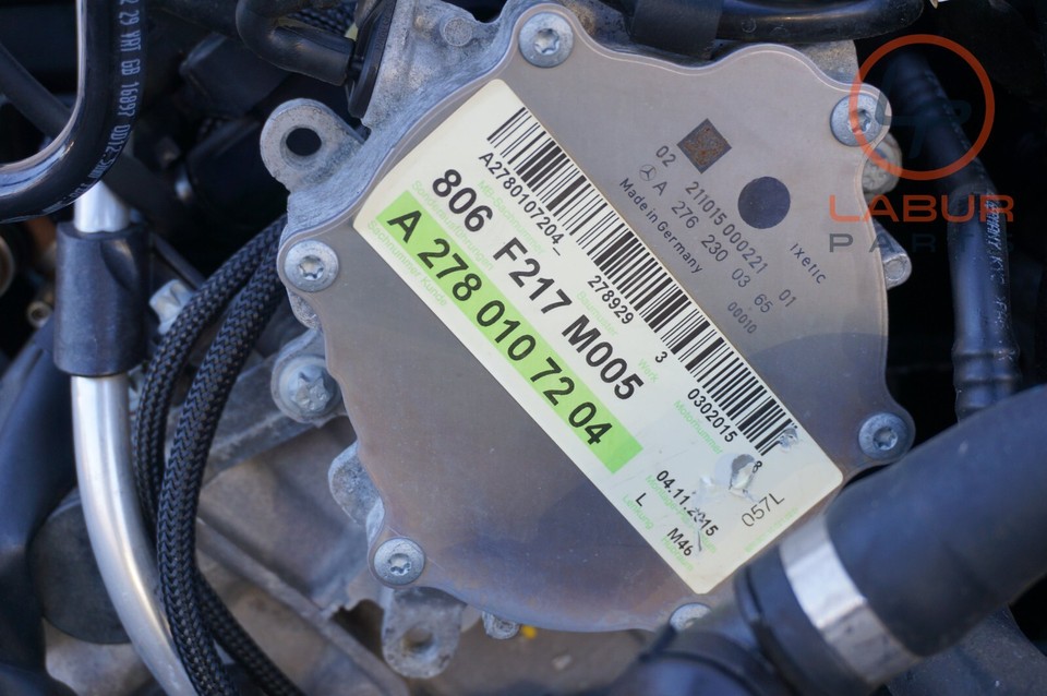 W222 MERCEDES 2016 S550 M278 4.6L Twin Turbo Engine Motor Assembly 134k ...