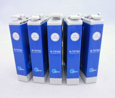 T0782 Cyan Inkjet Cartridge for Epson Stylus RX680 RX595 RX580 R380 ...