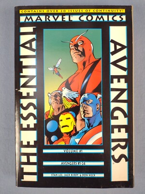 MARVEL COMICS THE ESSENTIAL THE AVENGERS Volume 1 Collected TPB | eBay