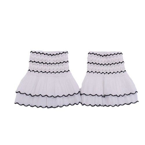 Lace Detachable Sleeve Cuffs Lace Cuffs Ruffles Elbow Sleeve Spring ...