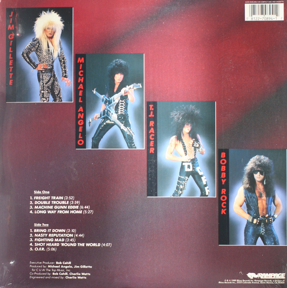 NITRO O.F.R. - BRAND NEW SEALED 1989 Vinyl LP Record Heavy Glam Metal ...