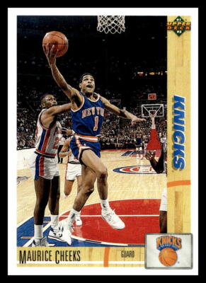 1991 Upper Deck #281 Maurice Cheeks New York Knicks | eBay