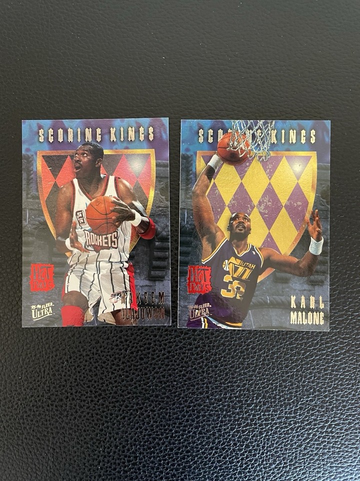1995-96 Fleer Ultra Scoring Kings Hot Packs Complete Set W/PSA 6 Jordan ...