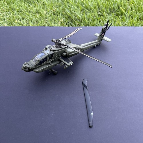 2003 Unimax AH-64A Apache Helicopter Diecast 1/48 Scale Missing Some Parts Read | eBay