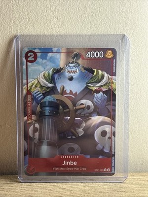 Jinbe ST21-005 Alt Art Foil One Piece Starter Deck EX Gear 5 NM English ...