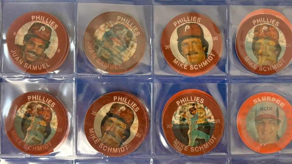 27 1985 7-11 Slurpee Super Star Coins w/ Ripken, 5 Schmidt, 2 Brett ...