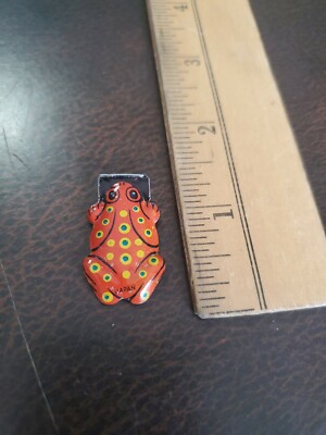 Tin Frog Clicker Toy Vintage 1950's Litho Made in Japan Cracker Jack ...