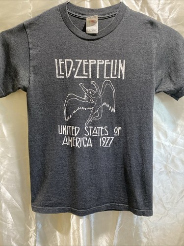 Rare Fruitful The Loom Led Zeppelin Shirt Size Small 2003 Graphic Band ...