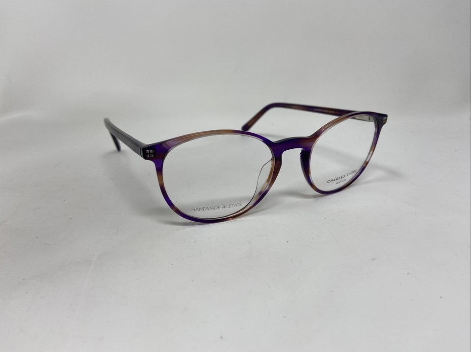 CHARLES STONE NEW YORK EYEGLASSES NY 30047 51/19/140 C2 PURPLE FLEX ...
