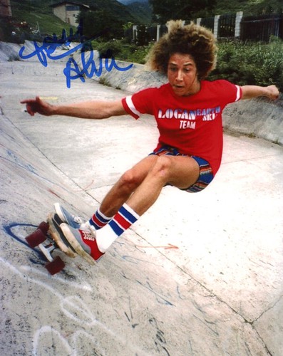 TONY ALVA SIGNED AUTOGRAPHED 8x10 PHOTO SKATEBOARDING Z-BOYS LEGEND ...