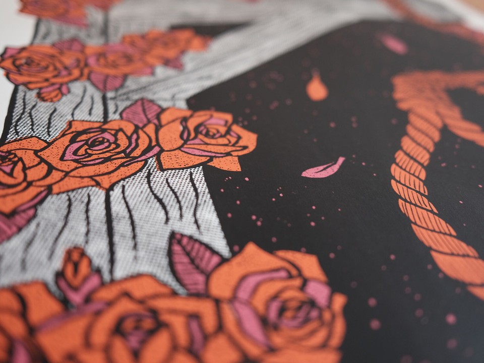 Radiohead LTD edition hand screen printed gig poster | eBay