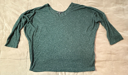 GYFT Women's Green 3/4 Sleeve Top Size L | eBay