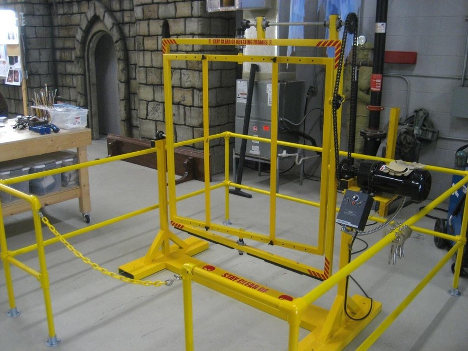 2x2 Rotational Casting Machine For Rotocasting Resin Foam Rubber ...