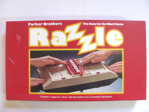 Vintage Razzle Board Game Word Game Parker Brothers 1981 - Complete | eBay