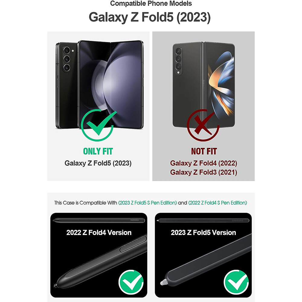 For Samsung Galaxy Z Fold 5 Case Full Body Shockproof Cover For Samsung Galaxy Z Fold 5 Case Full Body Shockproof Cover