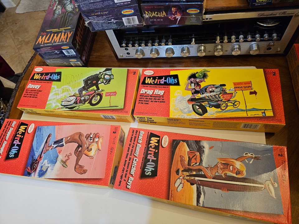 Testors Weird-Ohs 1993 Model Kit Lot Of 8 Kits Testors Weird Ohs in Box ...
