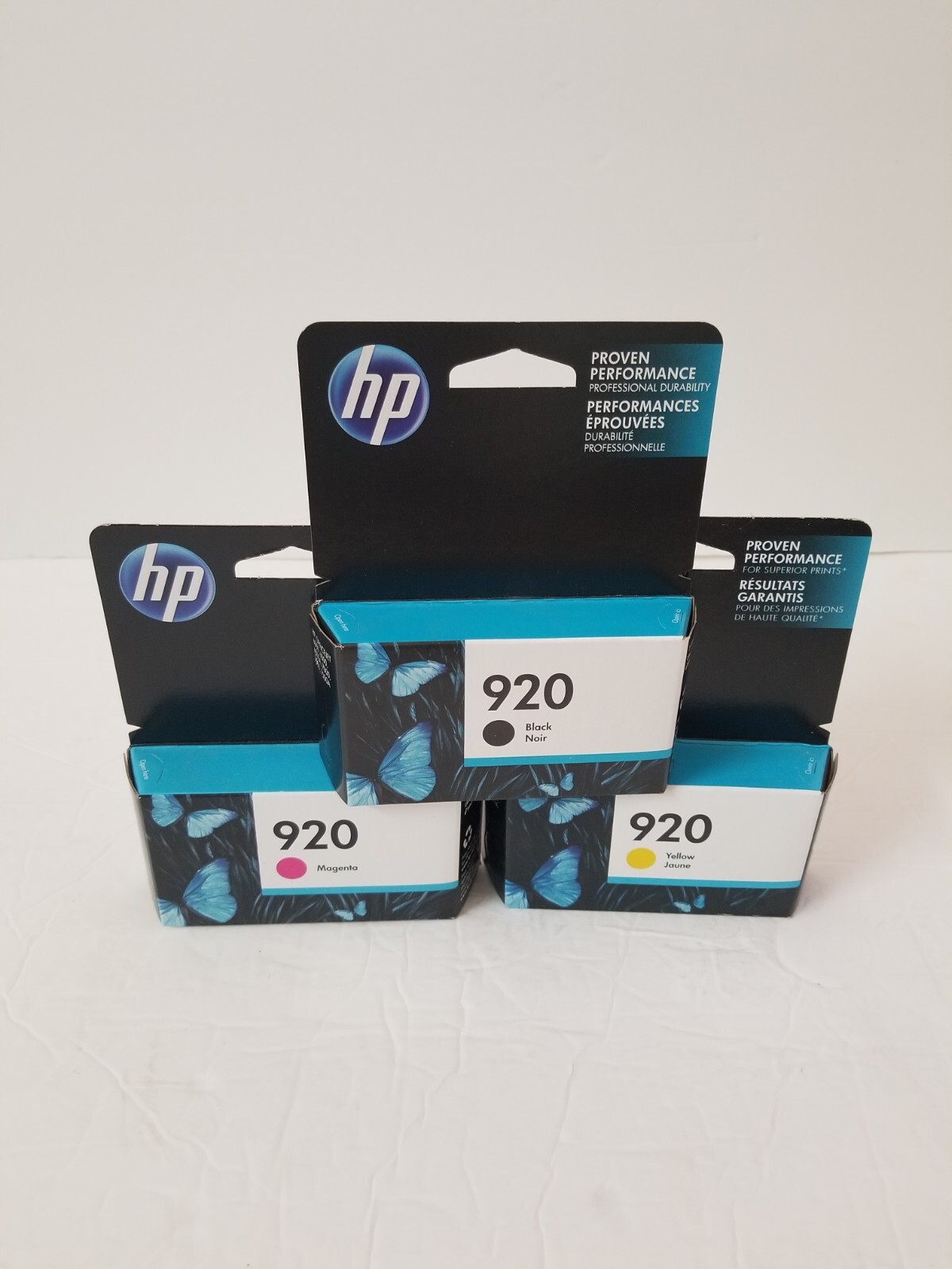 GENUINE HP 920 Ink Cartridge 3-Pack for Officejet 6000 6500 7000 7500 ...