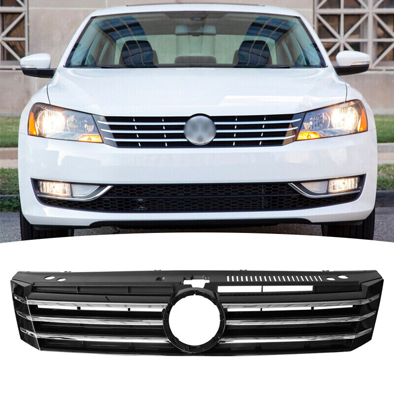 For 2012 2013 2014 2015 Volkswagen VW Passat Black Grille Grill w ...