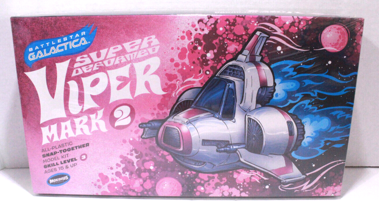 Battlestar Galactica SD Viper Mark II Plastic Model Kit 944 BSG Moebius ...