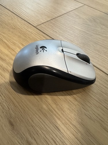 Logitech M305 Wireless Optical Scroll Mouse, Black + Silver, Includes ...